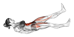 Abdominal Flutter Kicks